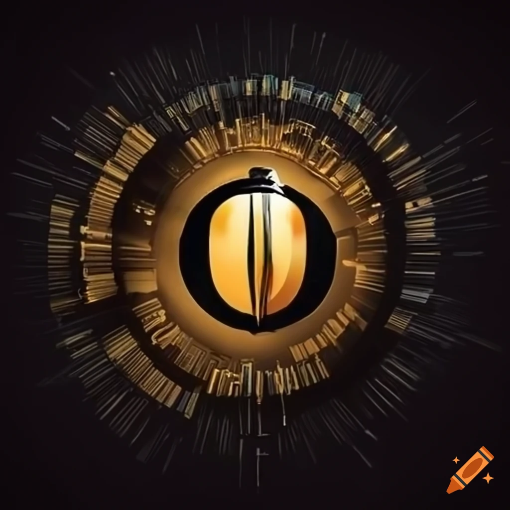 Black logo for technology and strategic management company on Craiyon