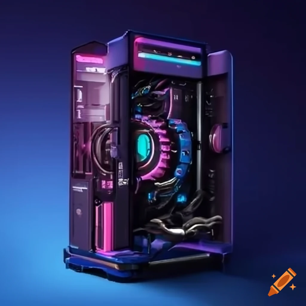 Image representing a running computer system version on Craiyon