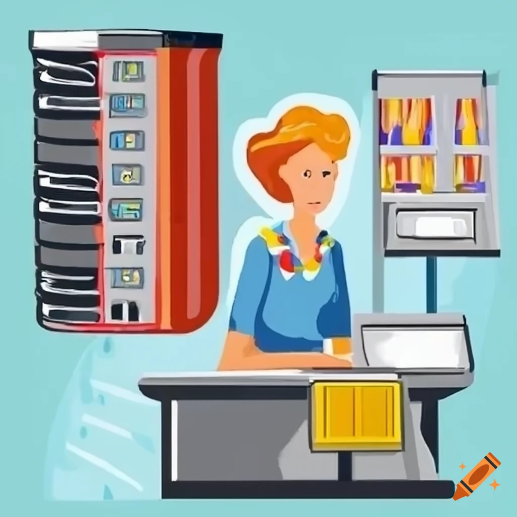 Image of servers being updated on Craiyon