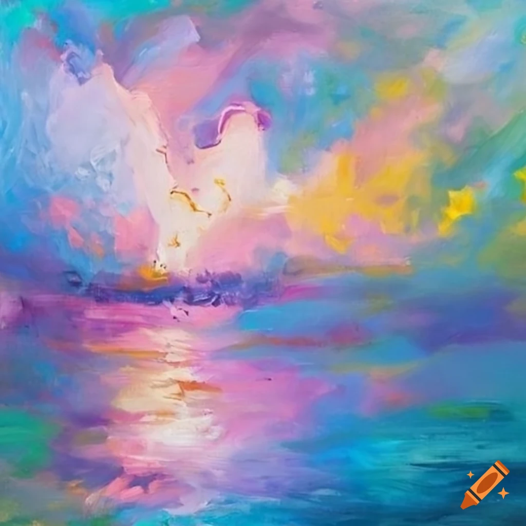 Expressionism style sky painting on Craiyon