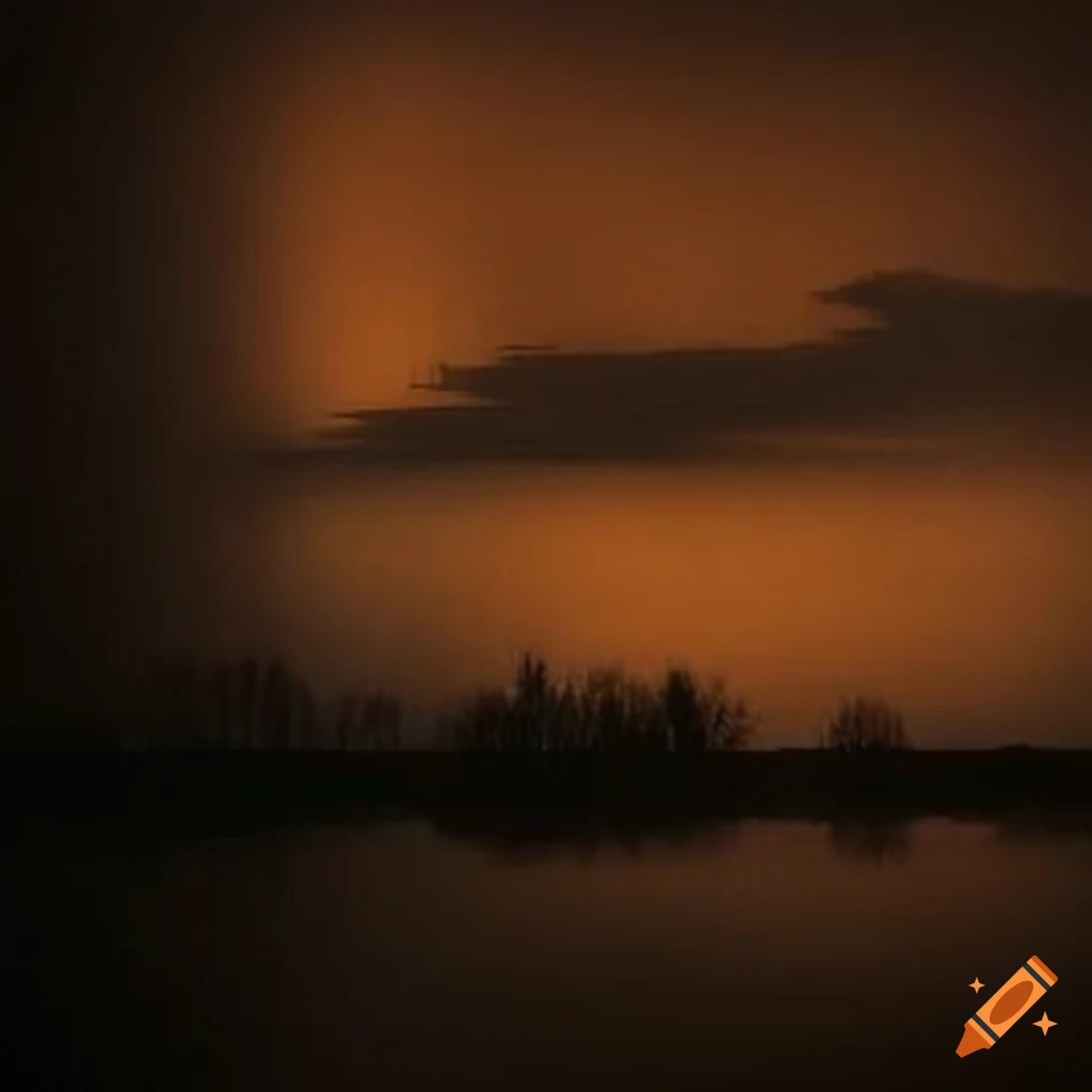 Surreal artwork of disappearing landscapes on Craiyon