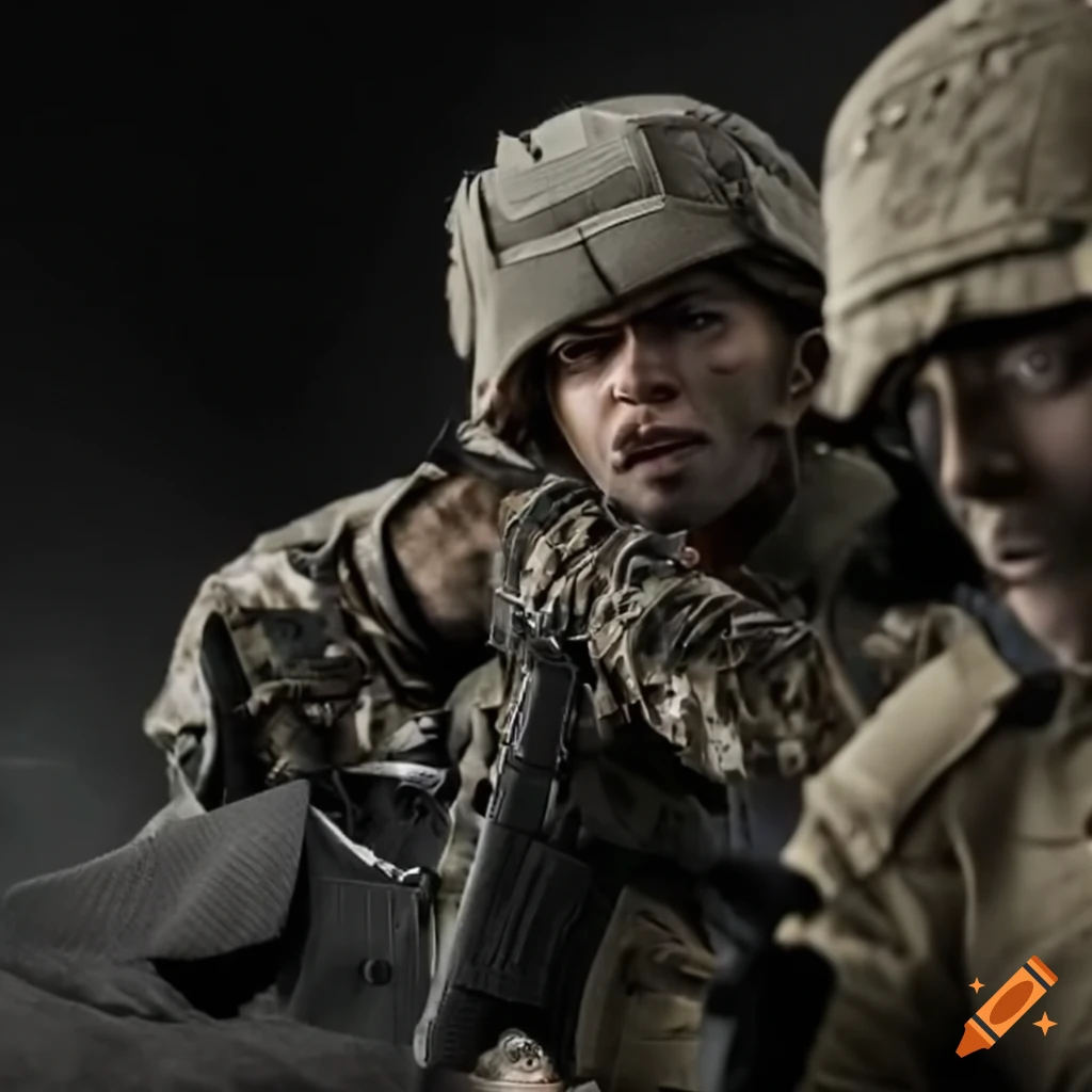 Combat enthusiasts engaging in a fierce battle on Craiyon