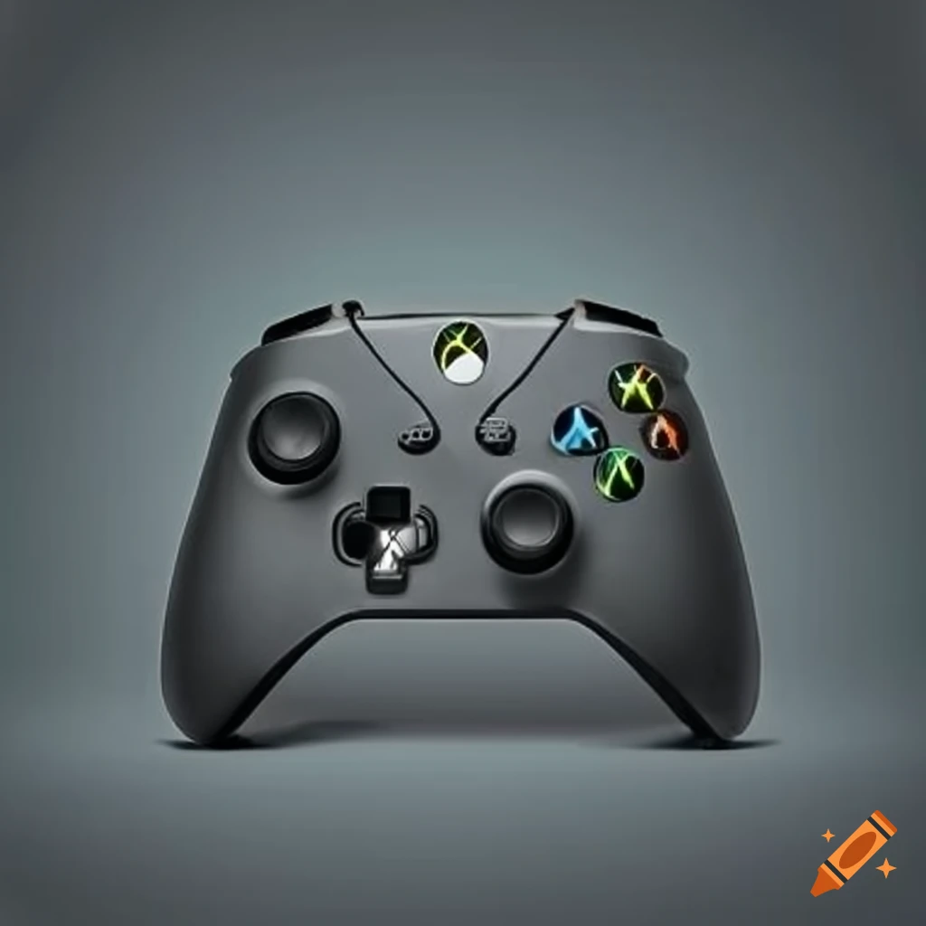 Neon green xbox gamer art on Craiyon