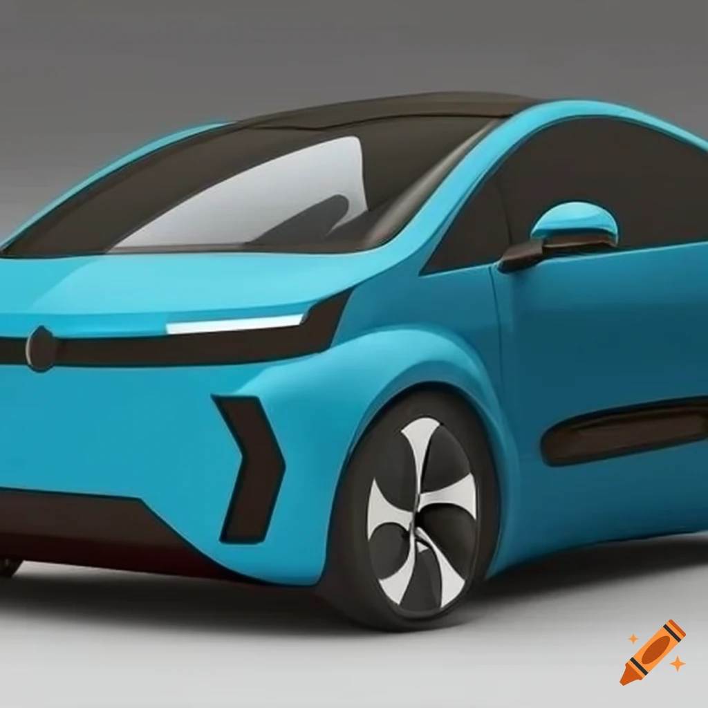 Electric and futuristic city car