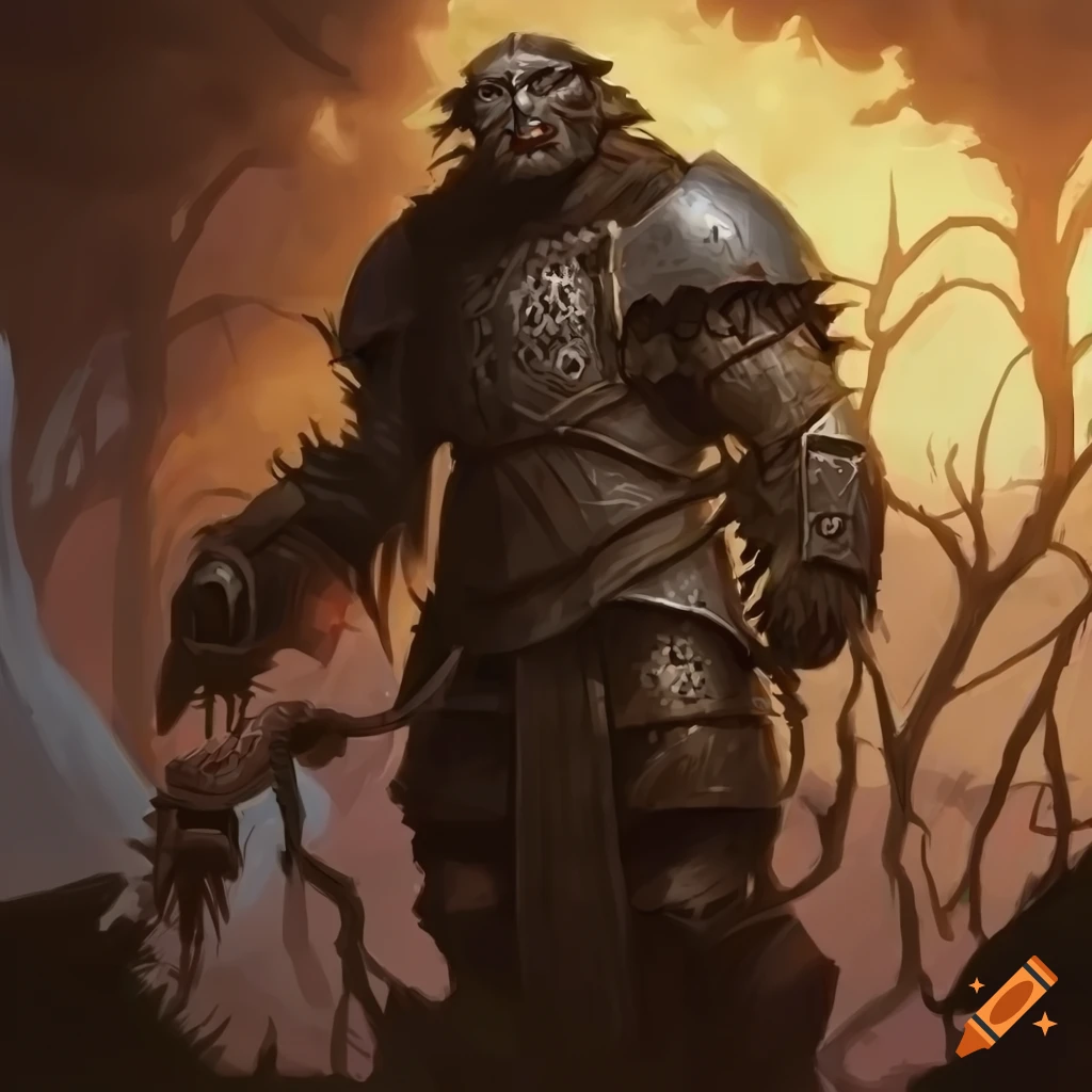 Mtg art of skulking vithia, a giant human knight