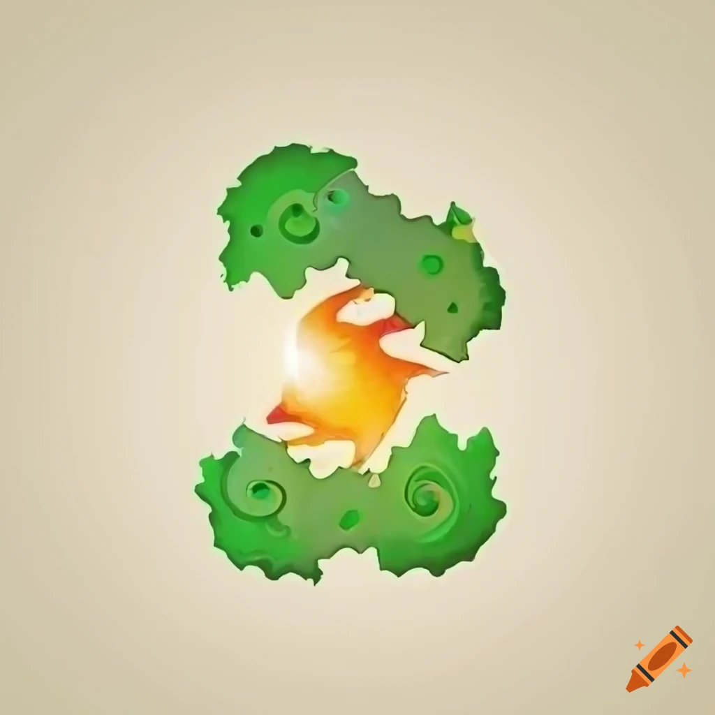 Organic engineering logo design