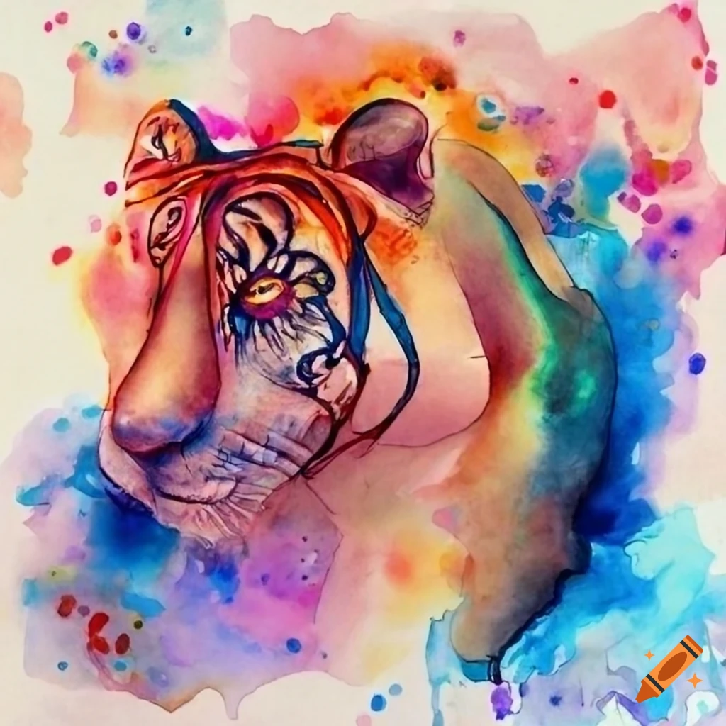 Detailed watercolor illustrating the illusion of choice on Craiyon