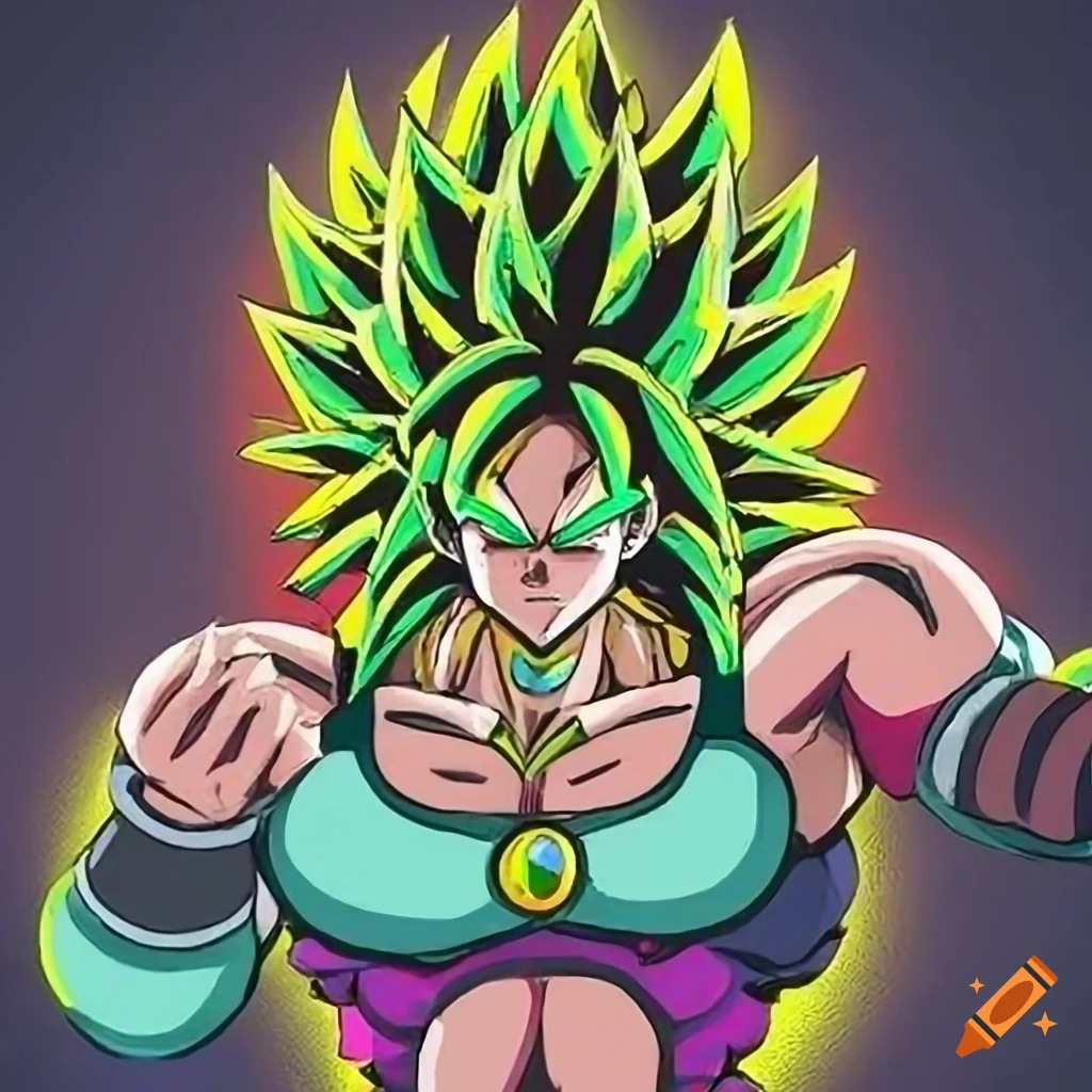 Gothic horror broly on Craiyon