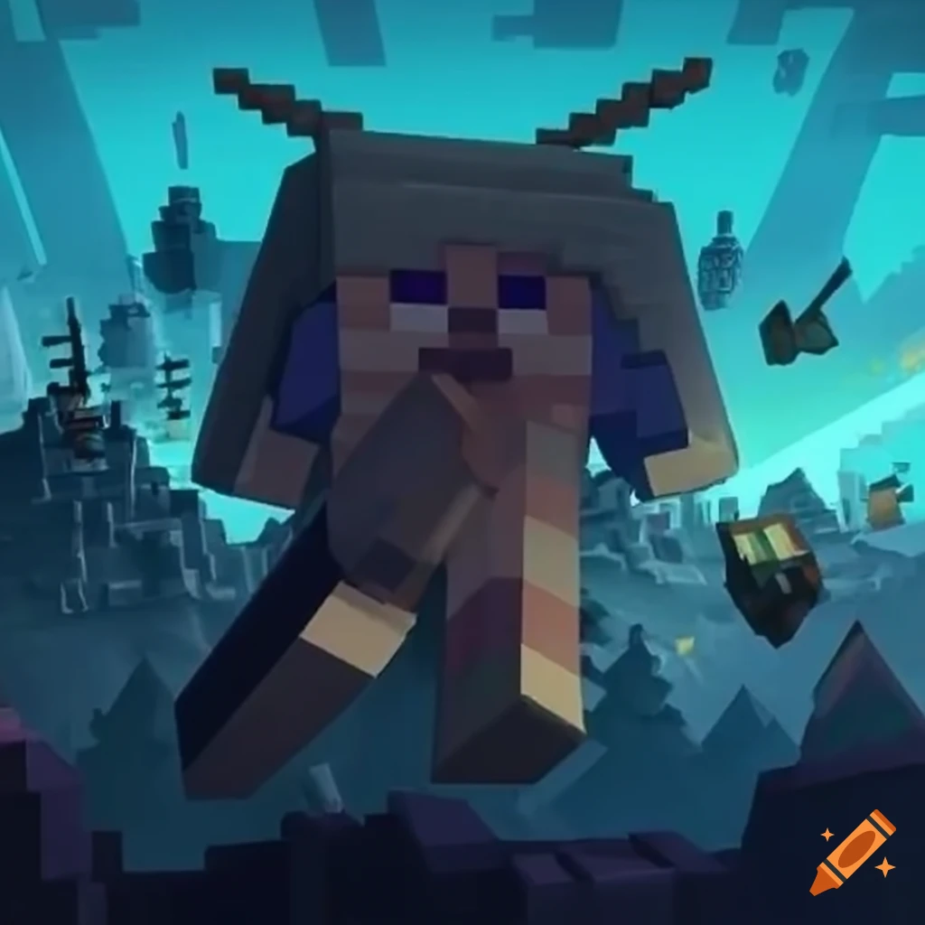 Minecraft's ever-evolving community on Craiyon