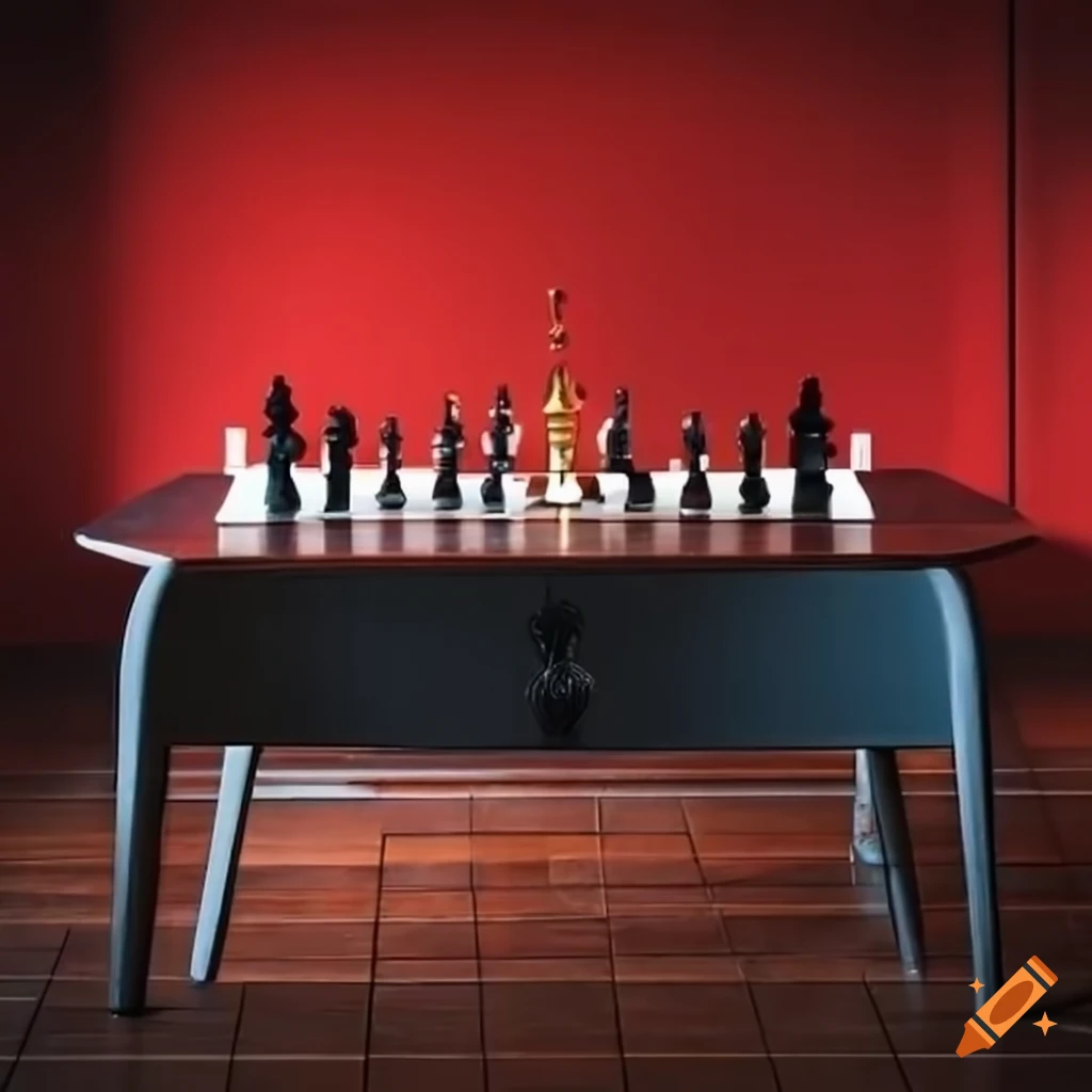Luxury chess table by ferrari