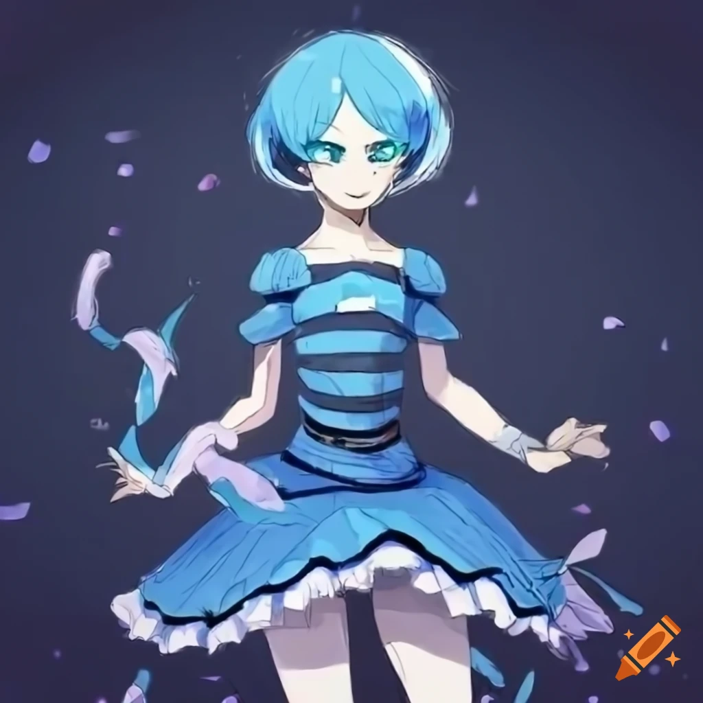 Blue soul of Integrity from Undertale character design on Craiyon