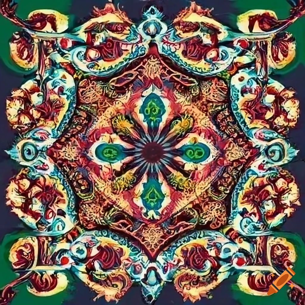 Pattern with italian traditional symbols on Craiyon