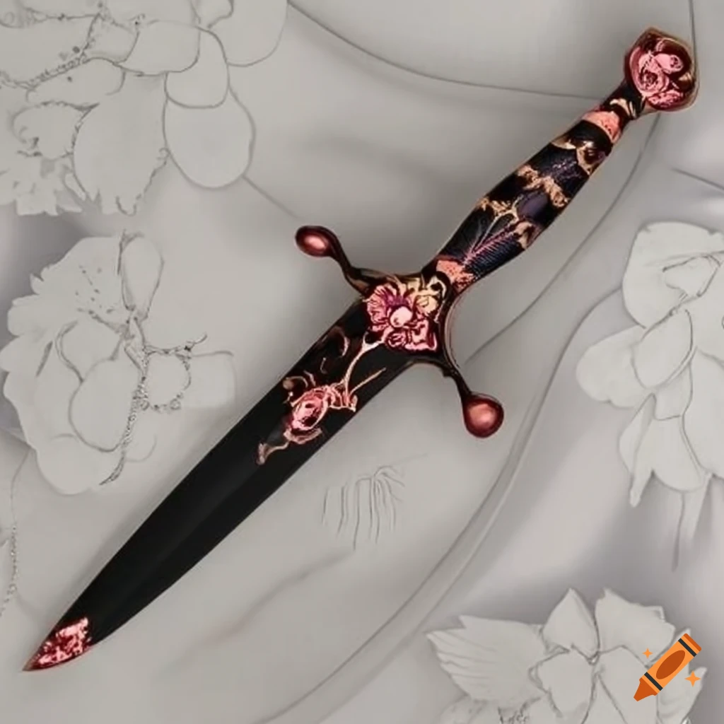Dagger on jungle ground on Craiyon