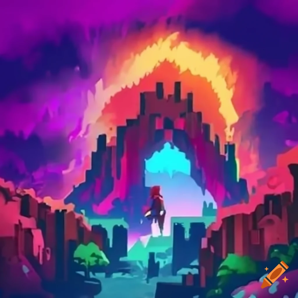 Open-world rpg experience on Craiyon