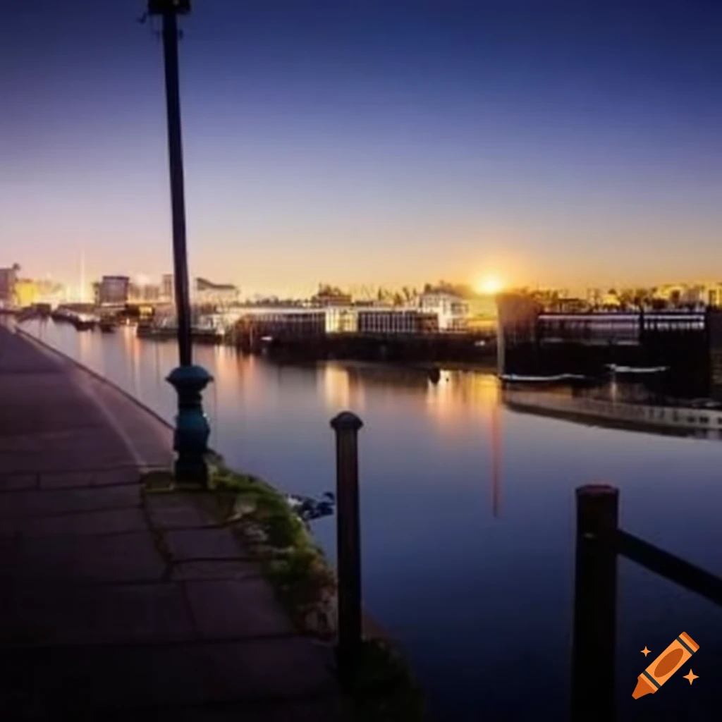 A stunning photo of a town in the uk