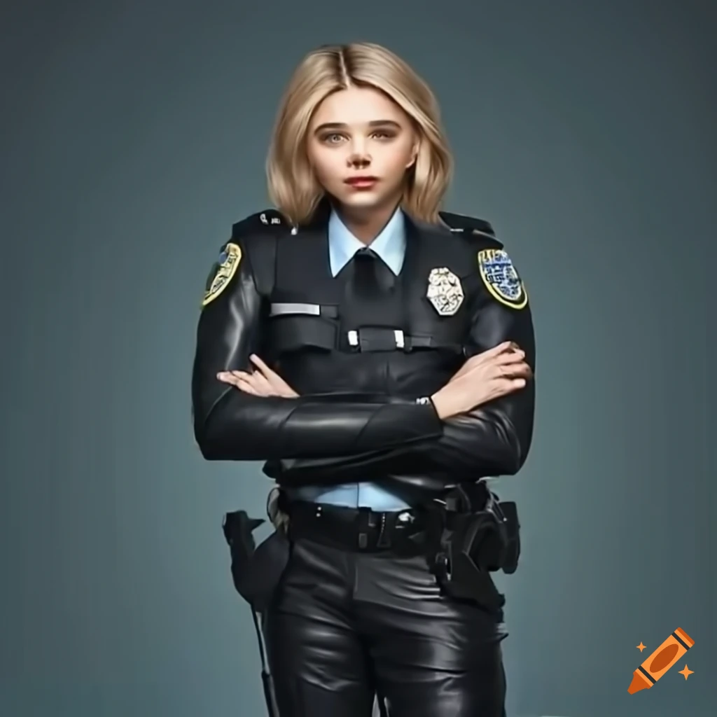 Photo of police officers hugging on Craiyon