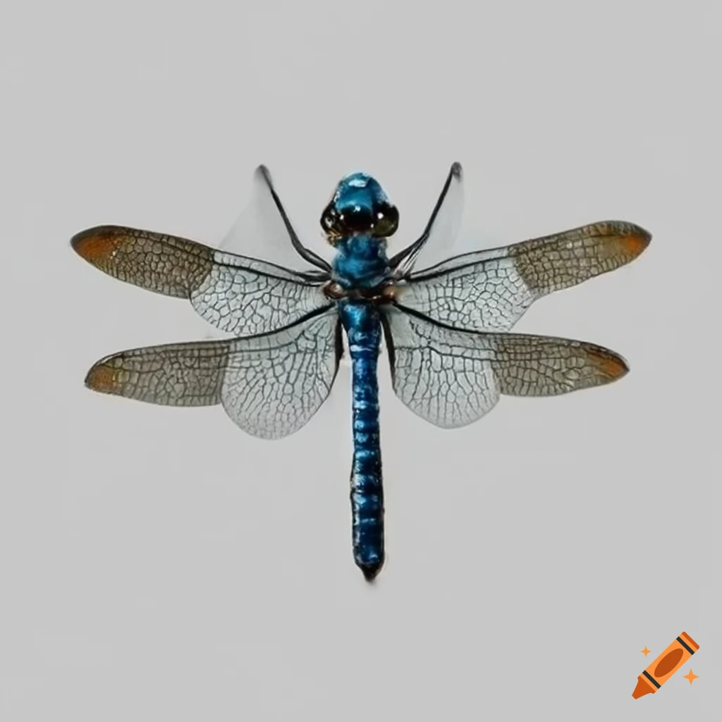 Red dragonfly in a minimalist style on Craiyon