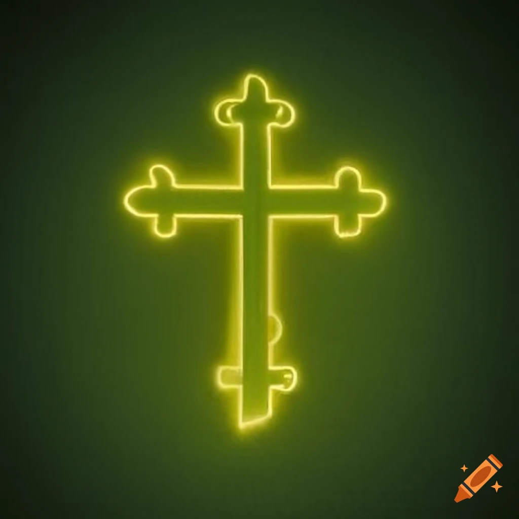Glowing holy symbol on Craiyon
