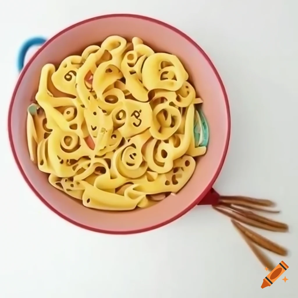 Smiley face pasta on Craiyon