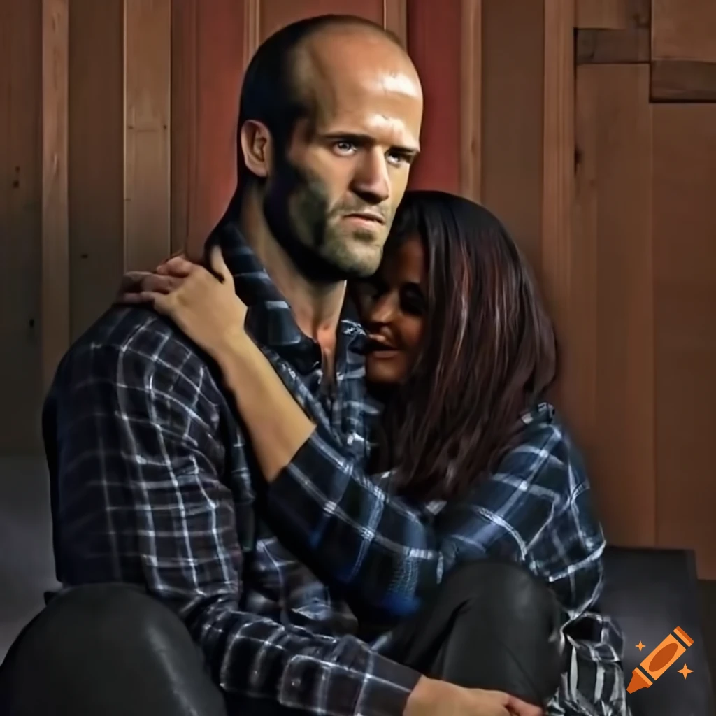 Photograph of two people hugging on Craiyon