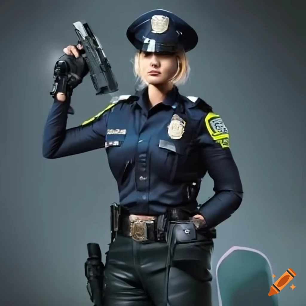 Groups of female sheriff deputies on Craiyon