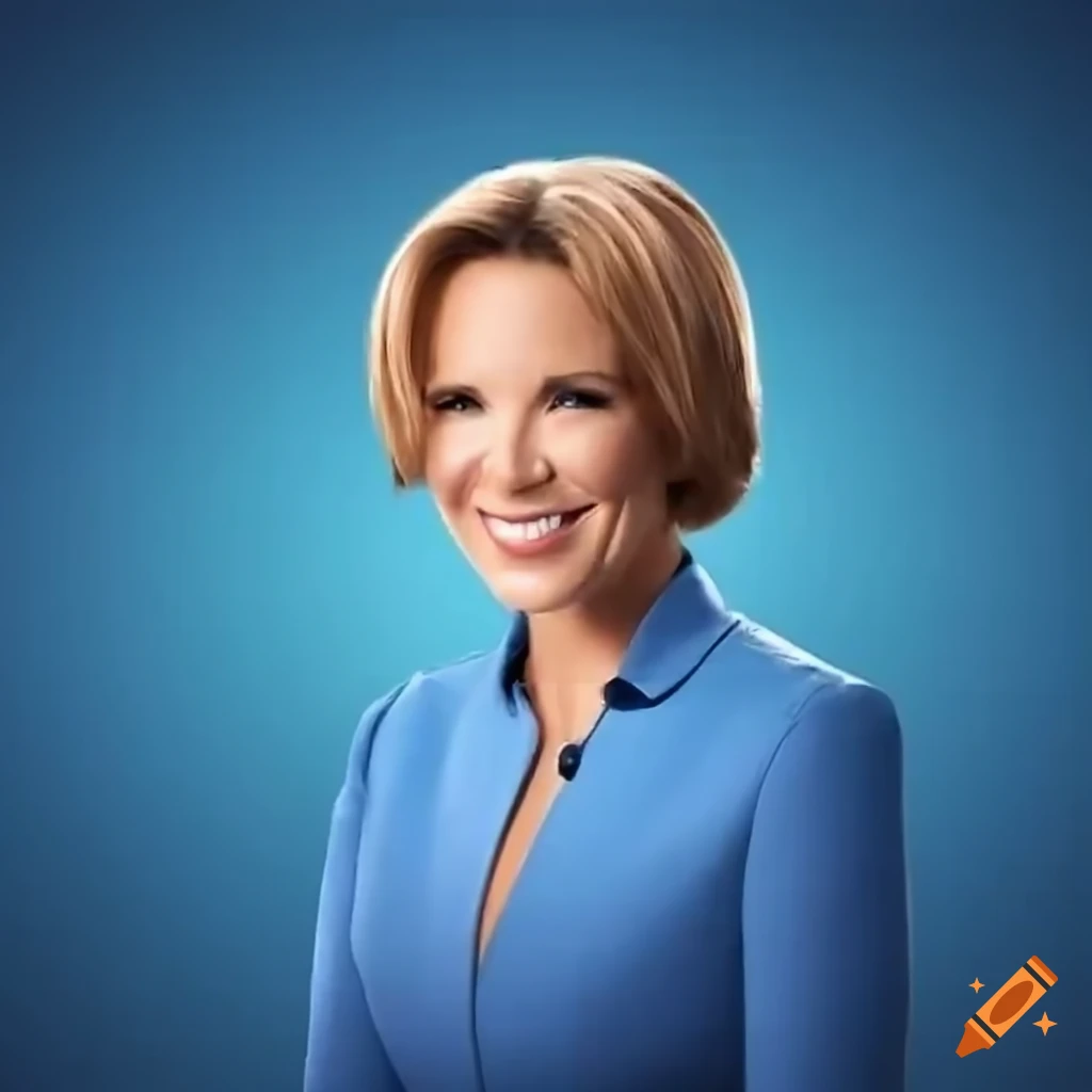 News anchor reporting live from the studio