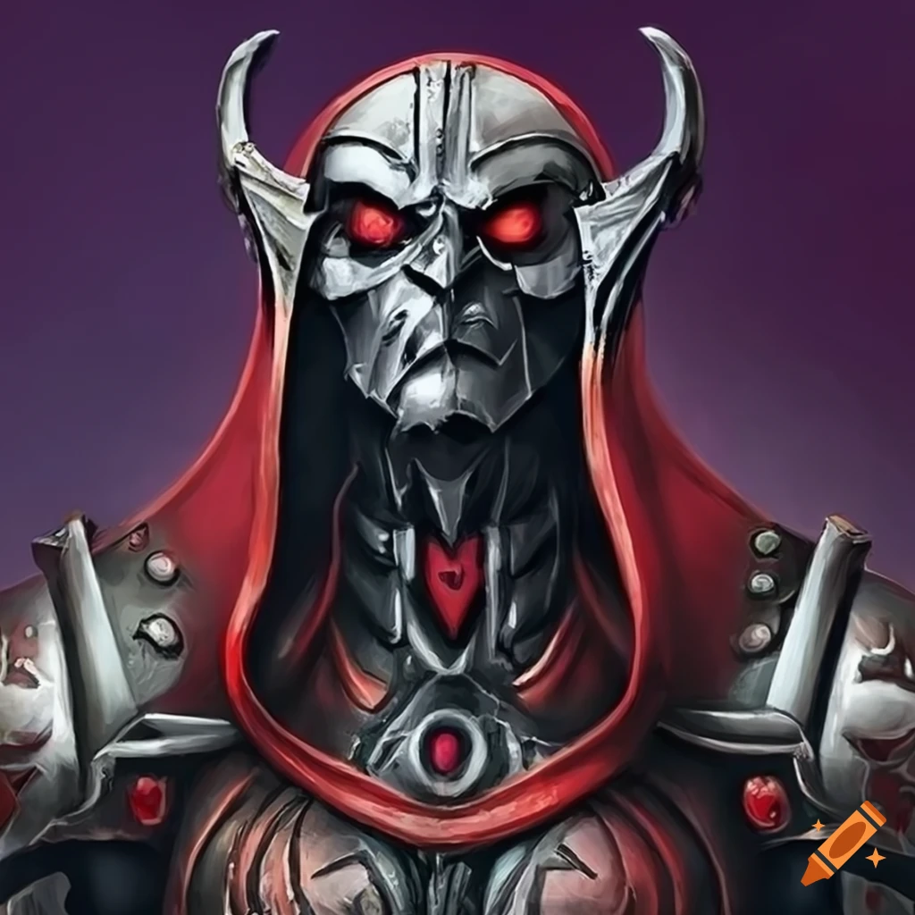 Illustration of a black imperial praetorian guard with a sword on Craiyon