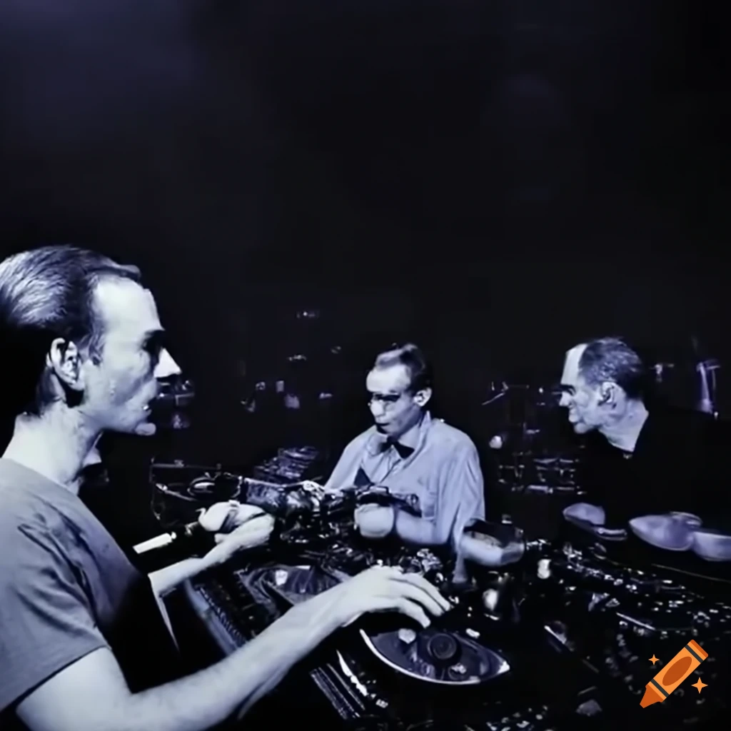 George w. bush djing at boiler room