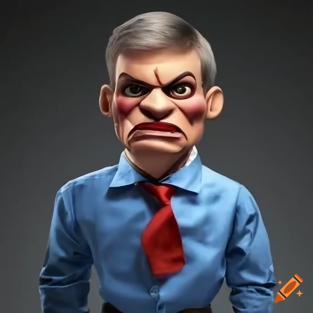 Amlo puppet with a crying face on Craiyon