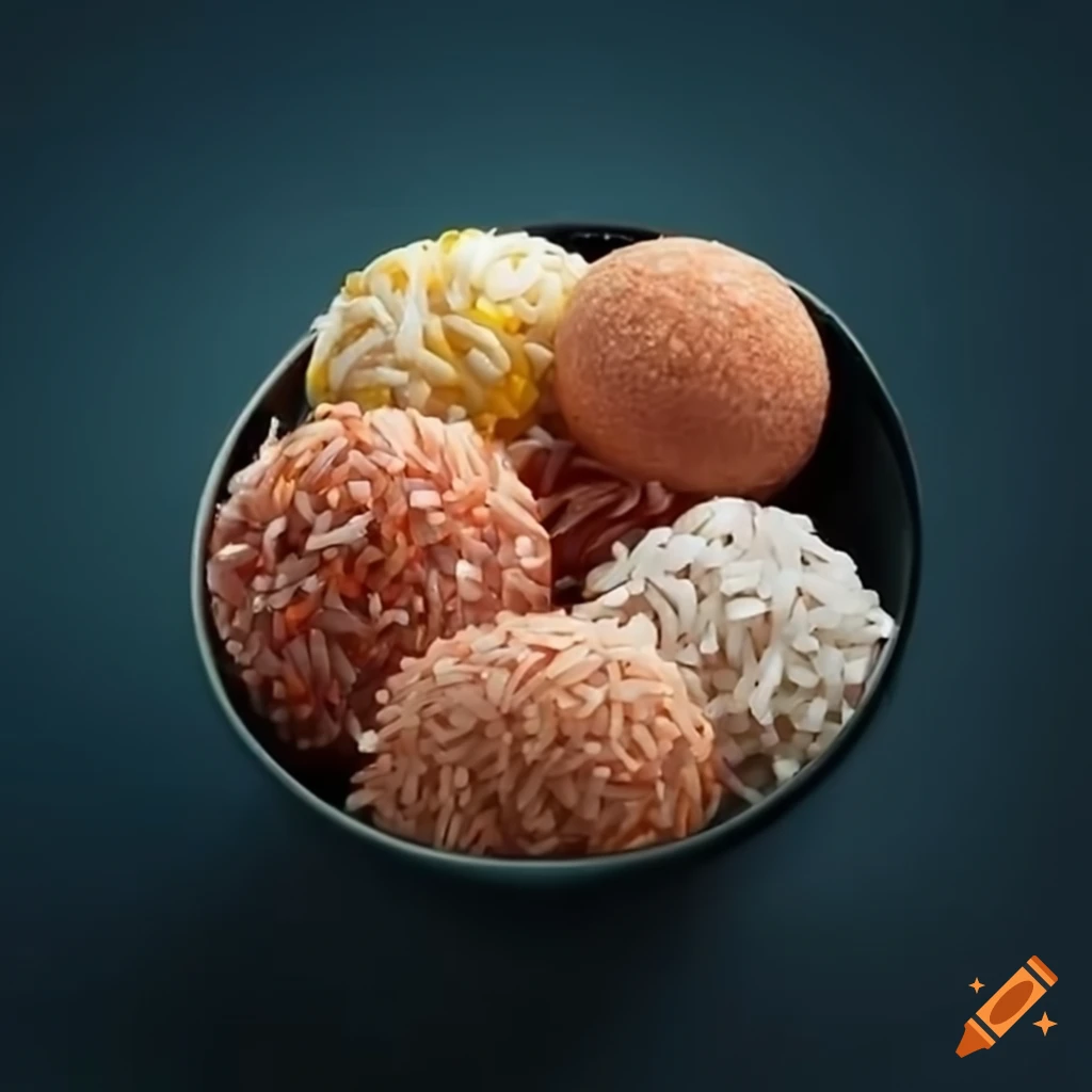 Rice ball on Craiyon