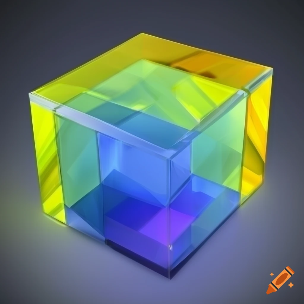 Creative rubik's cube candle on Craiyon