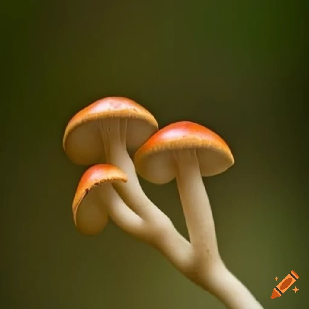 Magic mushroom view from below on Craiyon