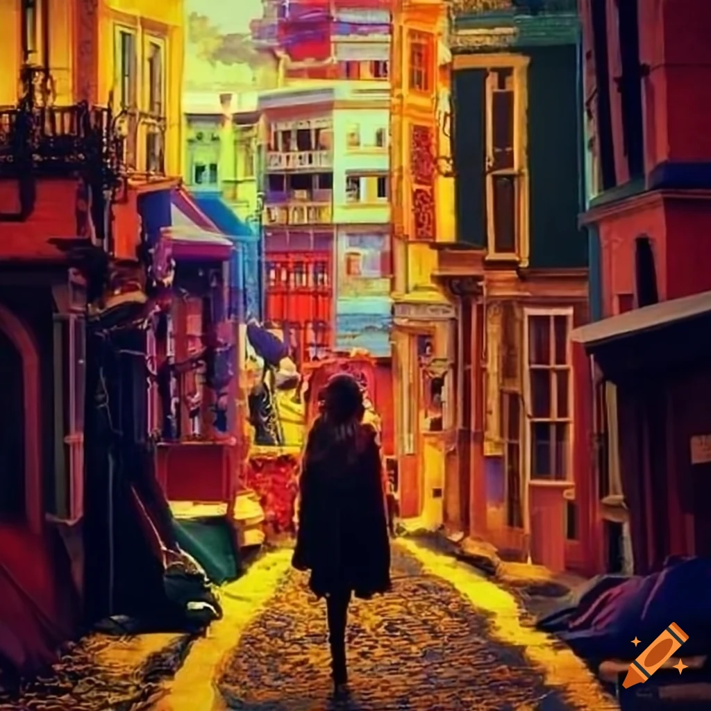 Haight ashbury - vibrant hub of hippie culture