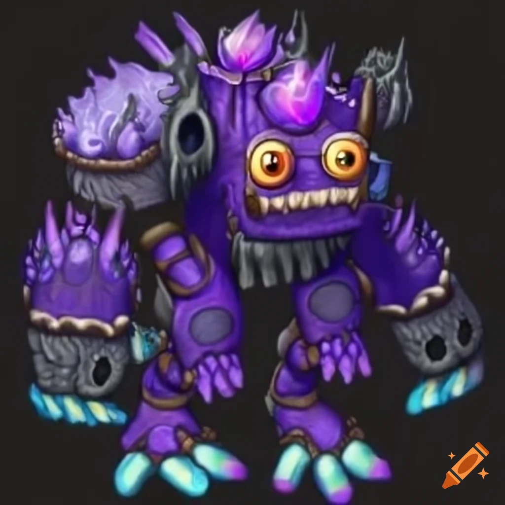 Image of my singing monsters with different elements on Craiyon