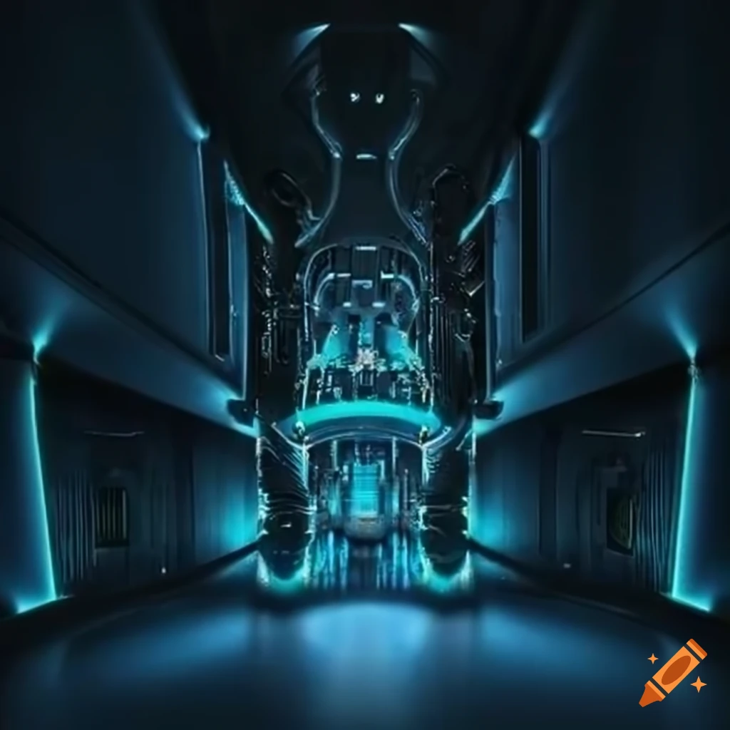 Western futuristic lobby on Craiyon