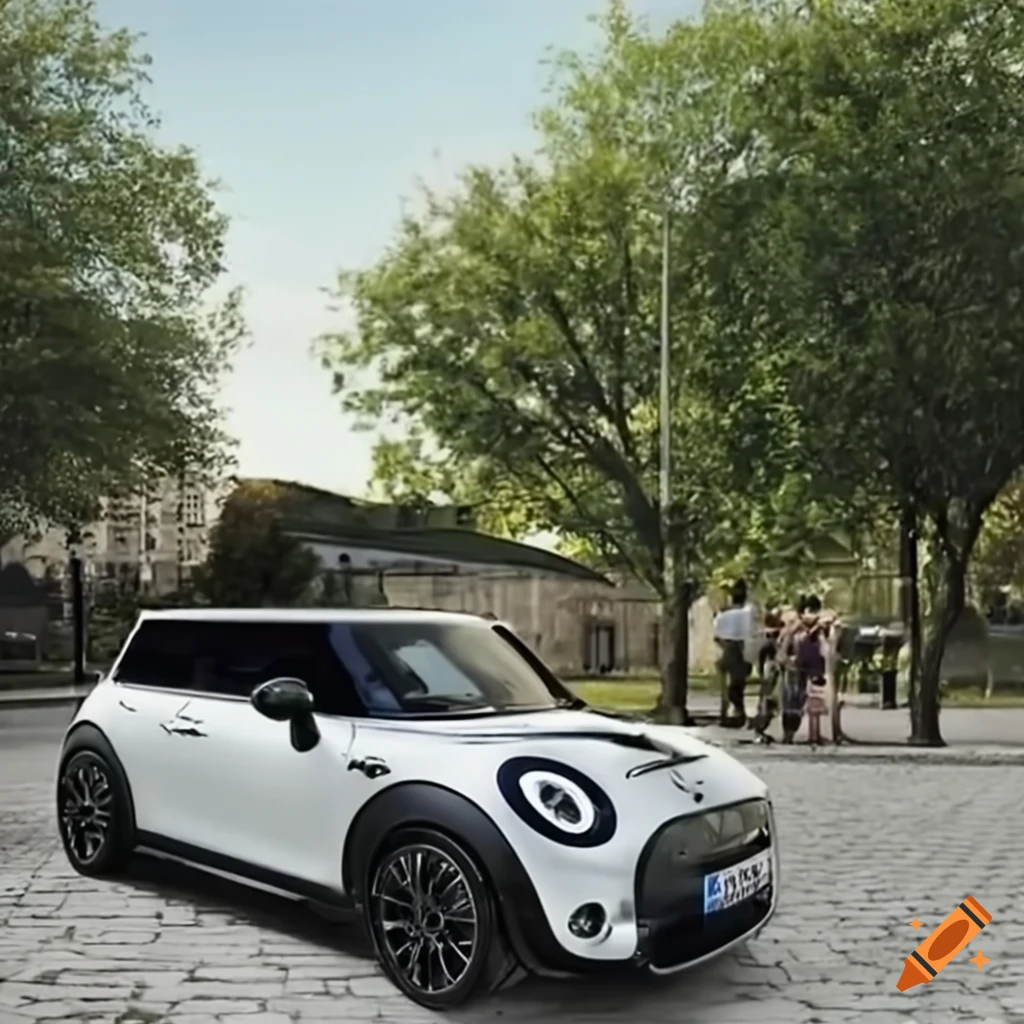 Stylish Dior and Mini Cooper partnership ad on Craiyon