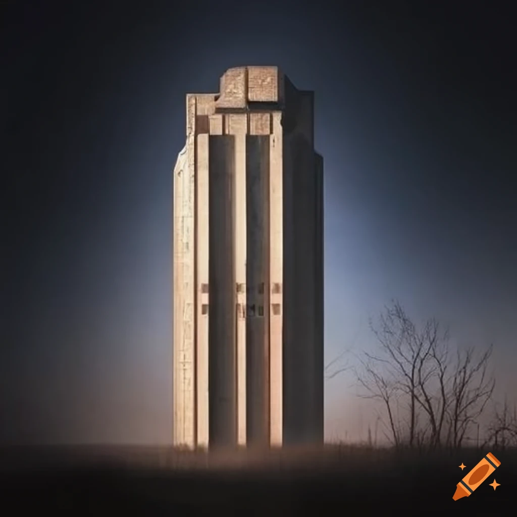 4096x4096 image of Russian brutalist architecture on Craiyon