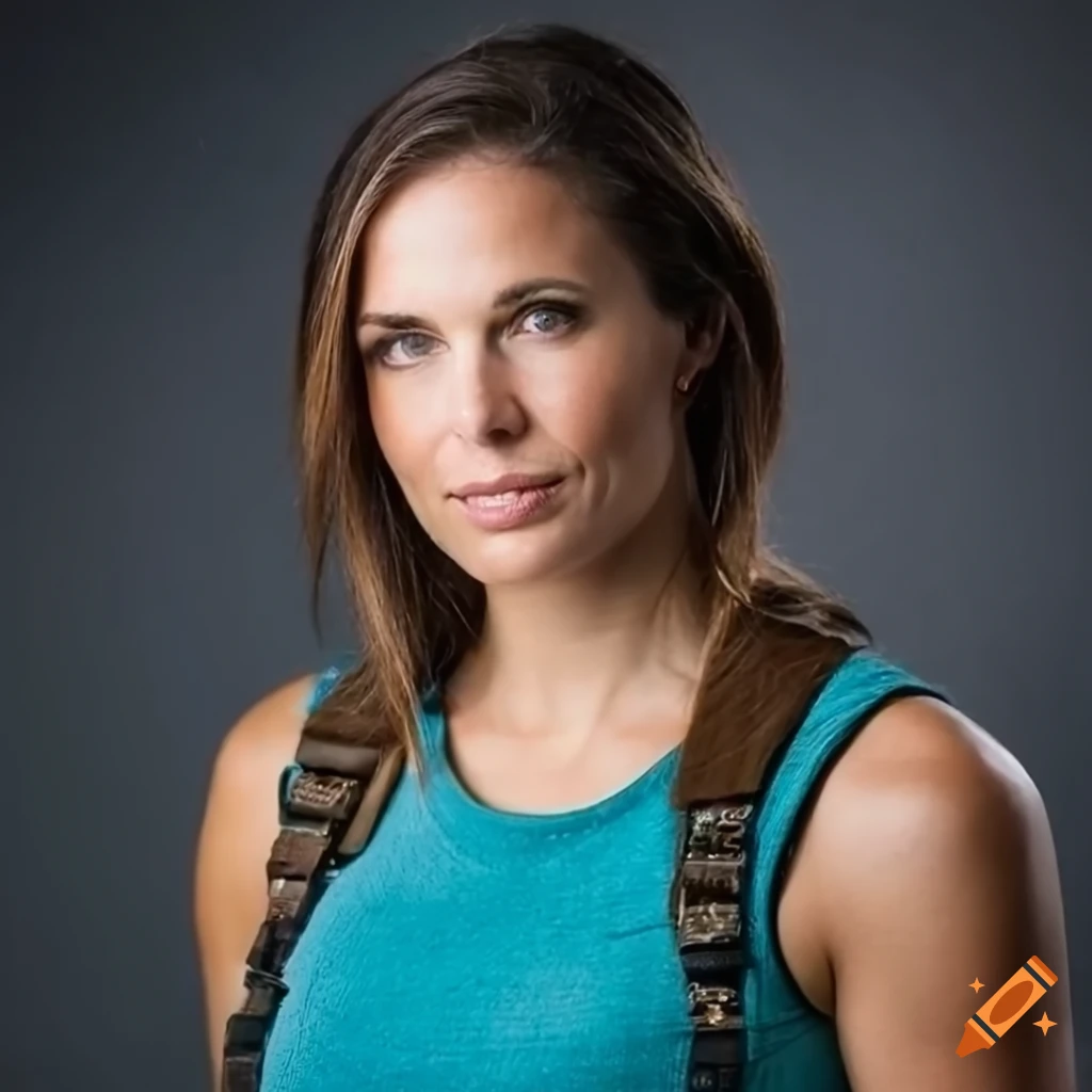 Photorealistic depiction of lara croft on Craiyon