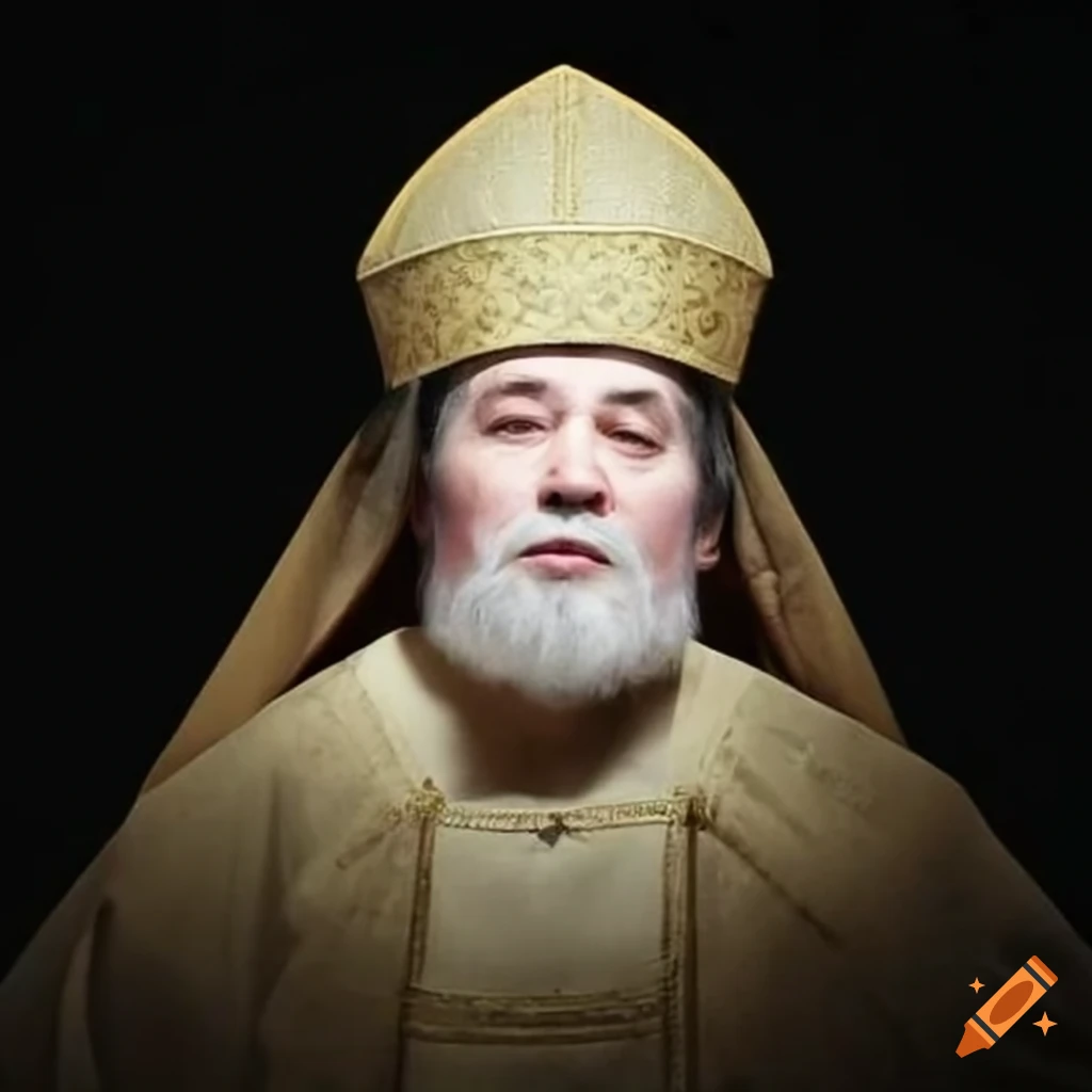 Peruvian high priests in white attire on Craiyon
