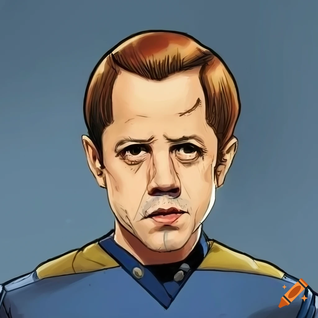 Pulp comic style artwork of Giovanni Ribisi as the captain of the ...