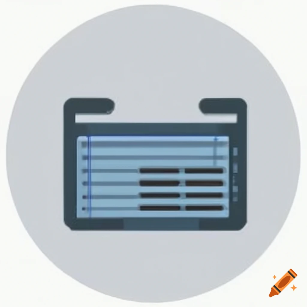 Illustration of server logs on Craiyon
