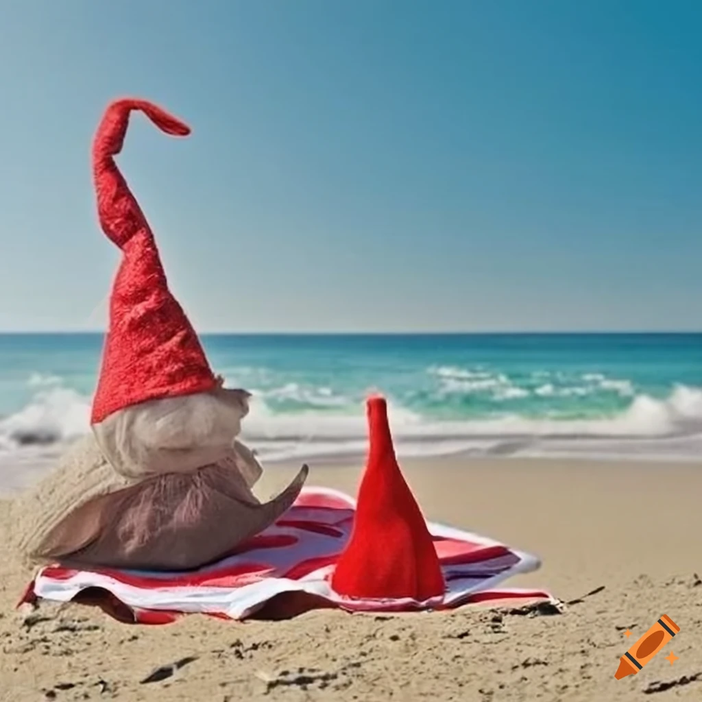 House with pool and garden gnome in swimming costume in french riviera ...