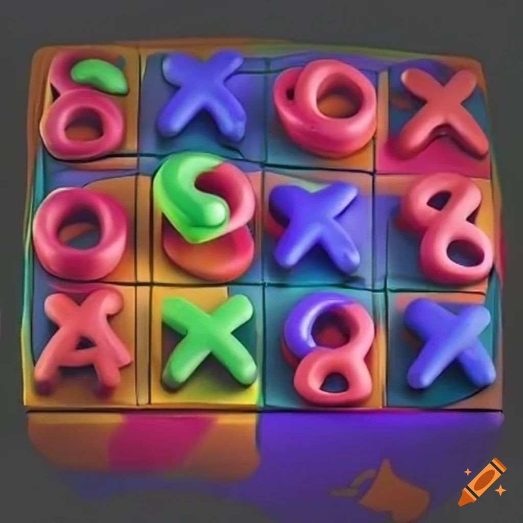 Tic tac toe game board