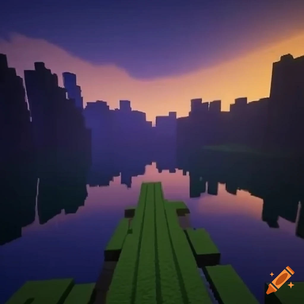 Minecraft's endless flexibility on Craiyon