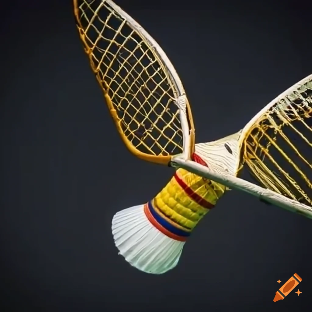 Birdie Turning Into A Bird In Badminton On Craiyon