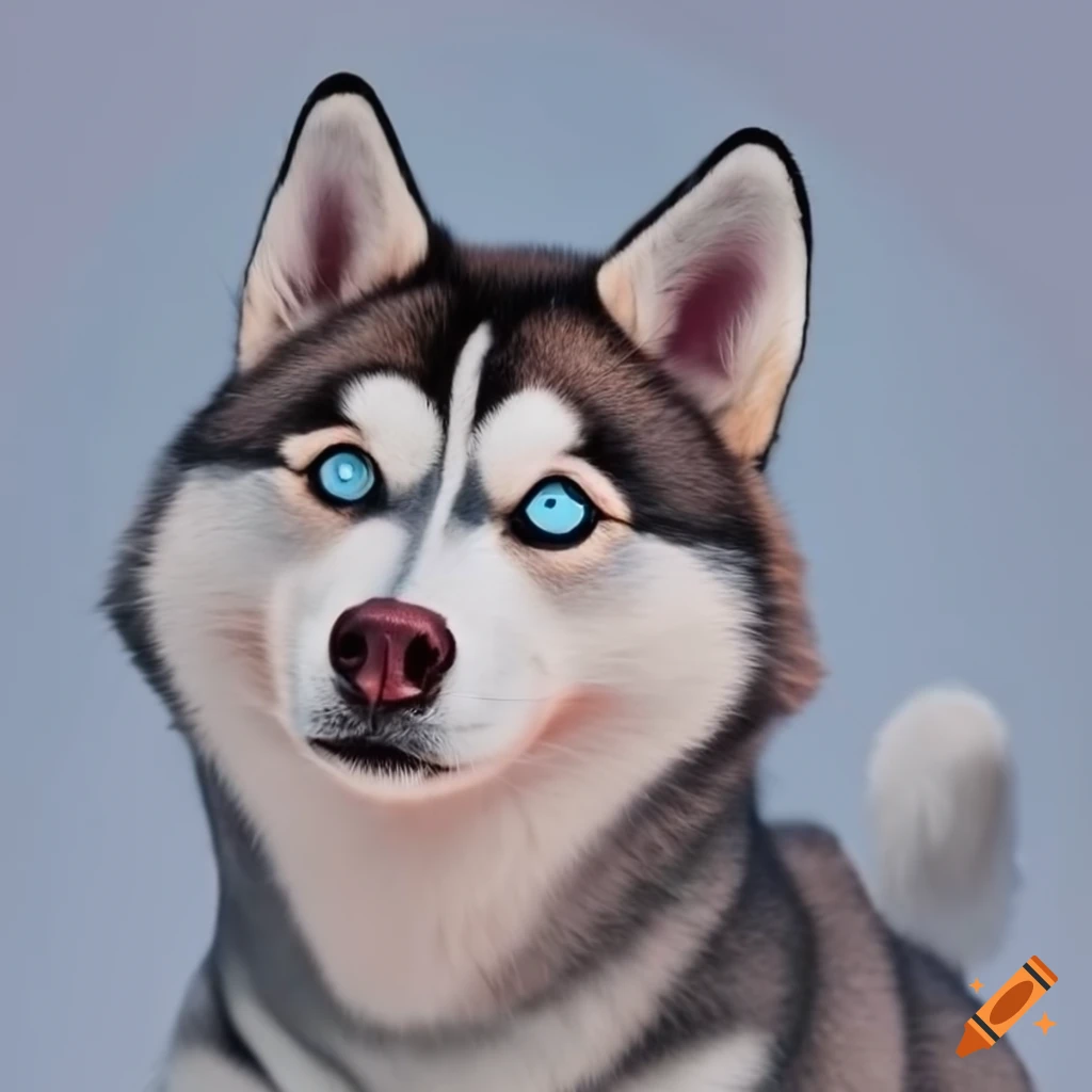 Husky dog breed on Craiyon