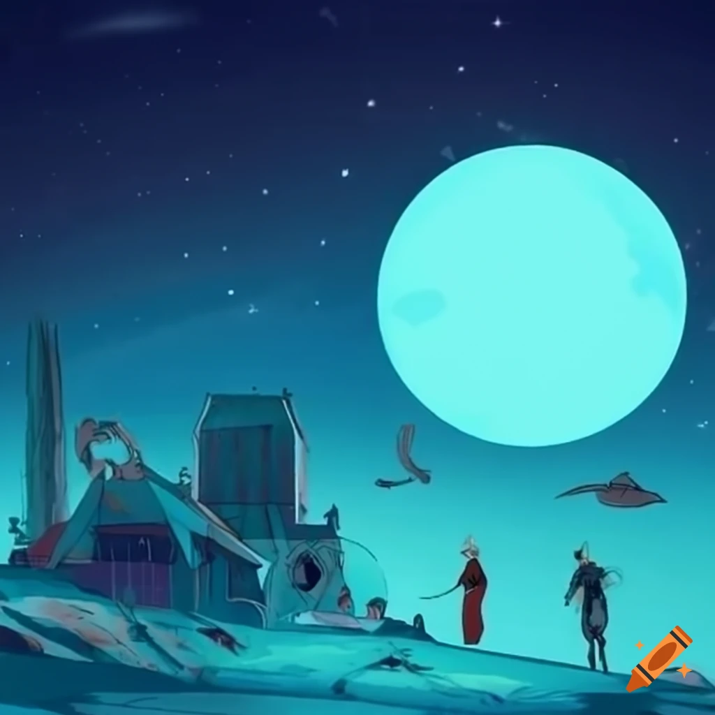 Coraline spaceport image on Craiyon