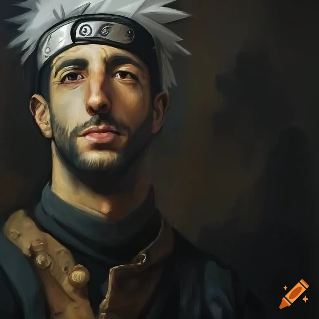 Dark romantic painting of daniel ricciardo tribute