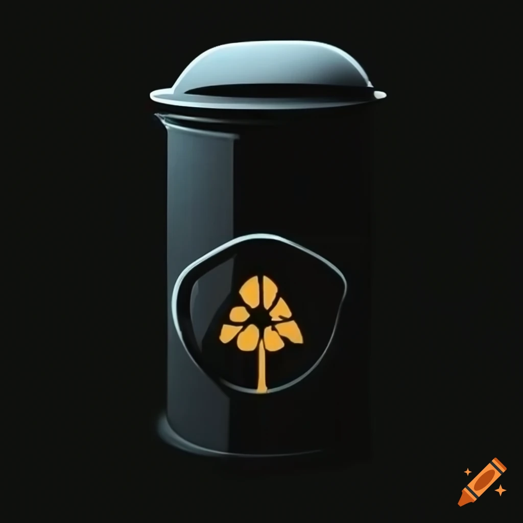 Logo of a remote control garbage can