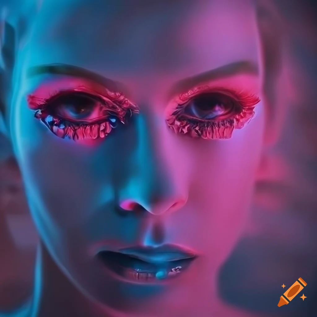 Synchronized electronic sounds and colorful visuals representing techno ...